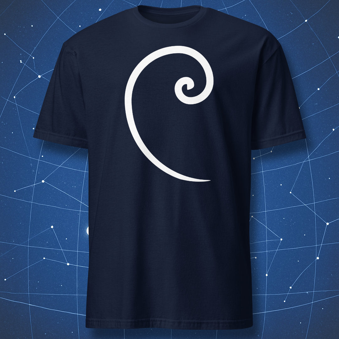 Fibonacci Spiral – Minimalist Math T-Shirt – Dork Matter